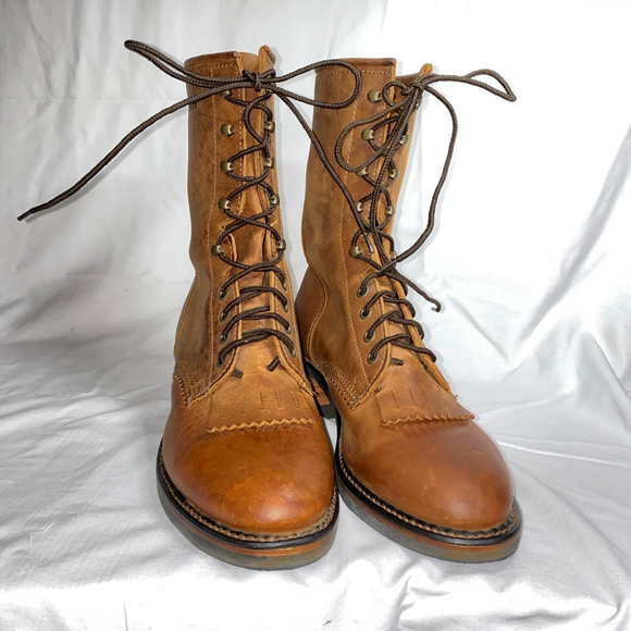 Durango | Shoes | Womens Durango Brown Leather Lace Up Boots Size 7 ...